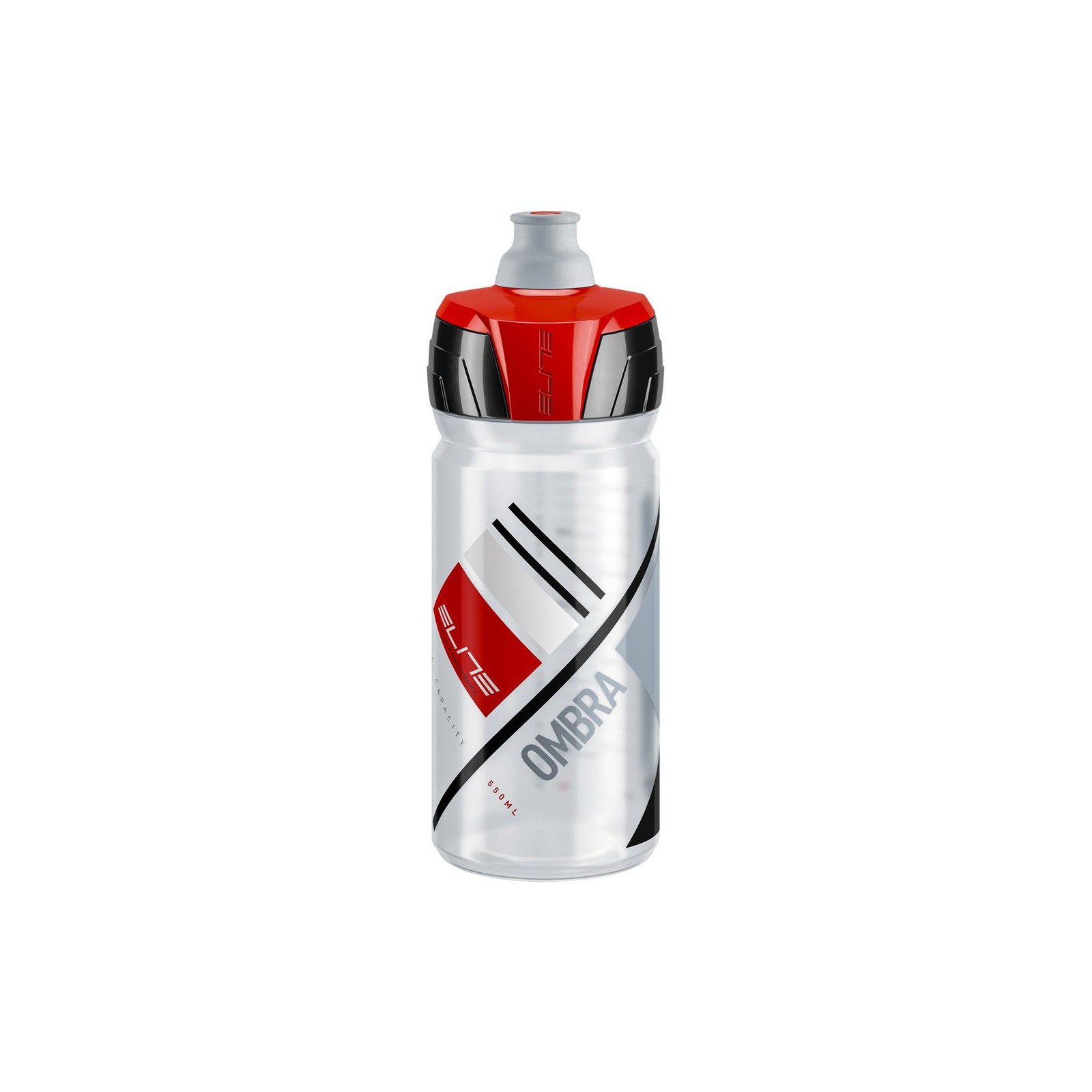 Bidon Elite Ombra Transparent 550 ml - Rouge Bidon Elite Ombra Transparent 550 ml - Rouge